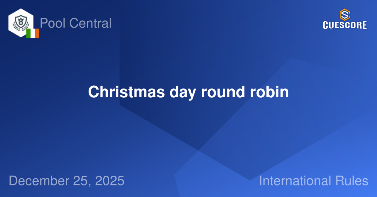 Christmas day round robin